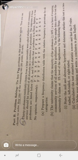 Solved Part B. Problem Solving- The first Twwo problems in | Chegg.com