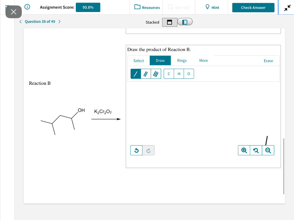 Solved Assignment Score: 90.8% Resources Give Up Hint Check | Chegg.com