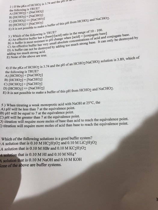 Solved Which of the following is TRUE? A) An effective | Chegg.com