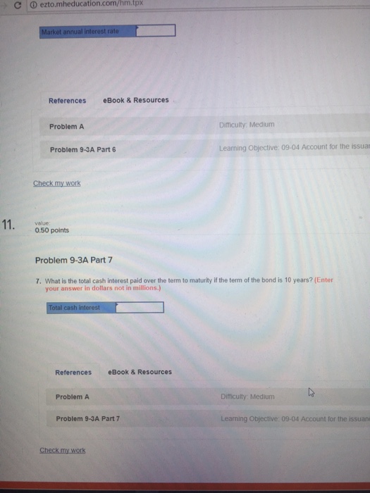Solved pter 9 Homework-Part 2(10 points) Question Problem | Chegg.com Solved pter 9 Homework-Part 2(10 points) Question Problem | Chegg.com