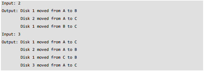 Solved Write a recursion Java program to solve the Tower of | Chegg.com