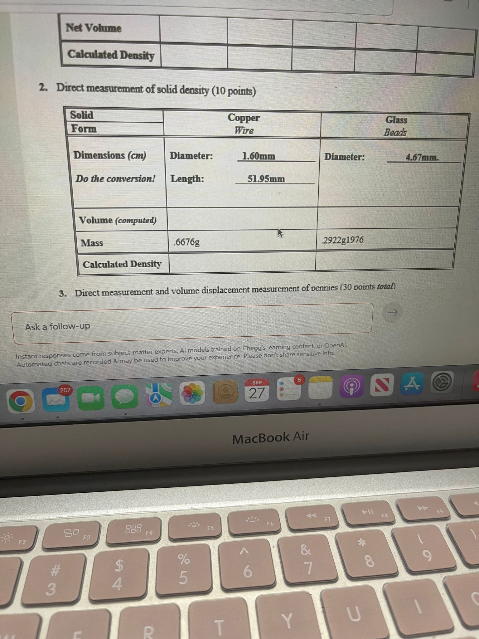 Solved \table[[Net Volume,,,,,],[Calculated | Chegg.com