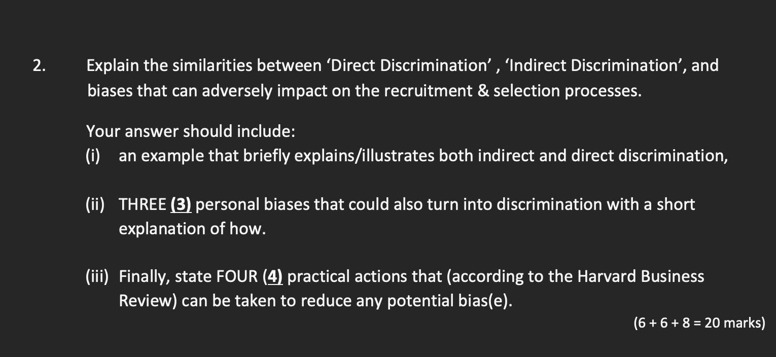 Solved 2. Explain the similarities between 'Direct | Chegg.com