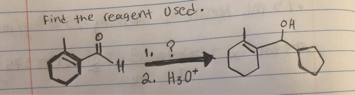 Solved Find the reagent Used O A | Chegg.com