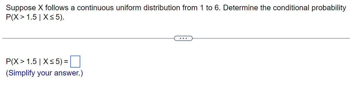 Solved Suppose X follows a continuous uniform distribution | Chegg.com