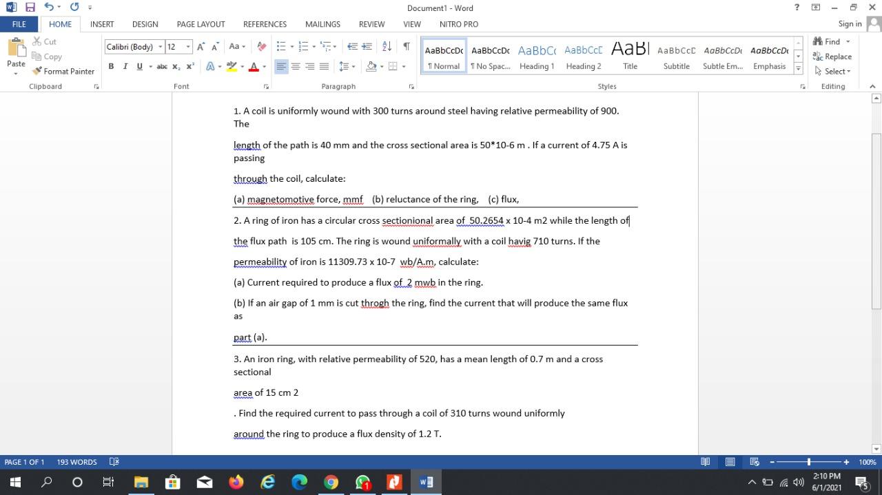 Solved W5 o Document1 - Word FILE HOME INSERT DESIGN PAGE | Chegg.com