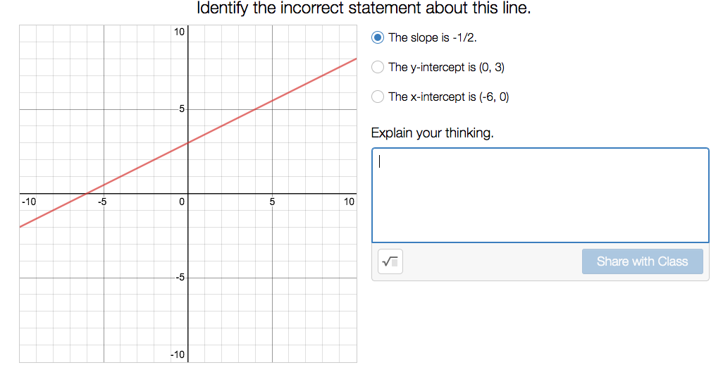 Solved Identify the incorrect statement about this line. 10 | Chegg.com