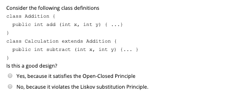 Solved Consider the following class definitions class | Chegg.com