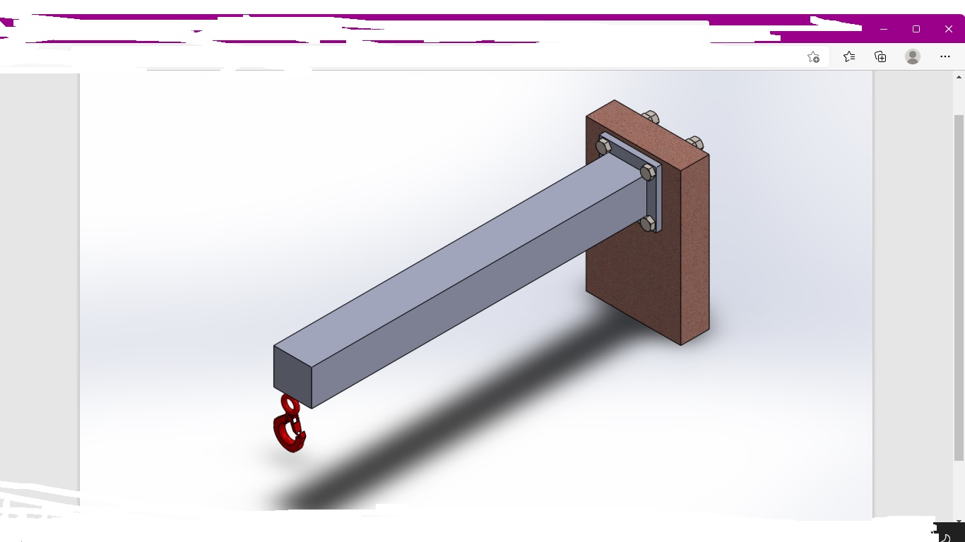 The following fix hoist bracket used for unloading | Chegg.com
