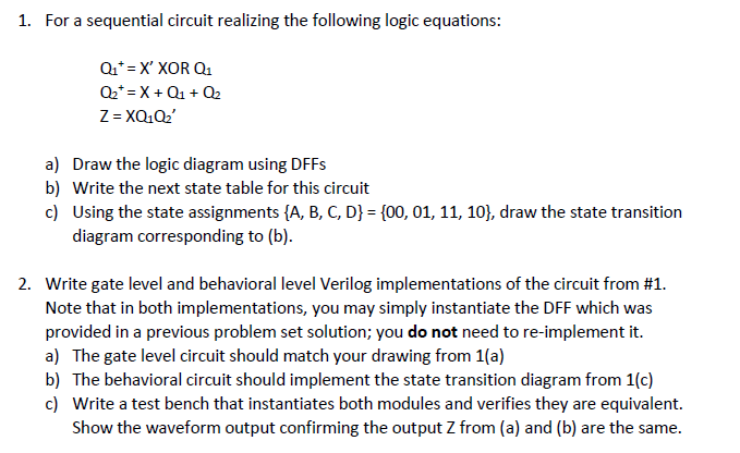 Solved VERILOG QUESTION , VERILOG QUESTION , | Chegg.com Solved VERILOG QUESTION , VERILOG QUESTION , | Chegg.com