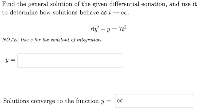 Solved Find the general solution of the given differential | Chegg.com
