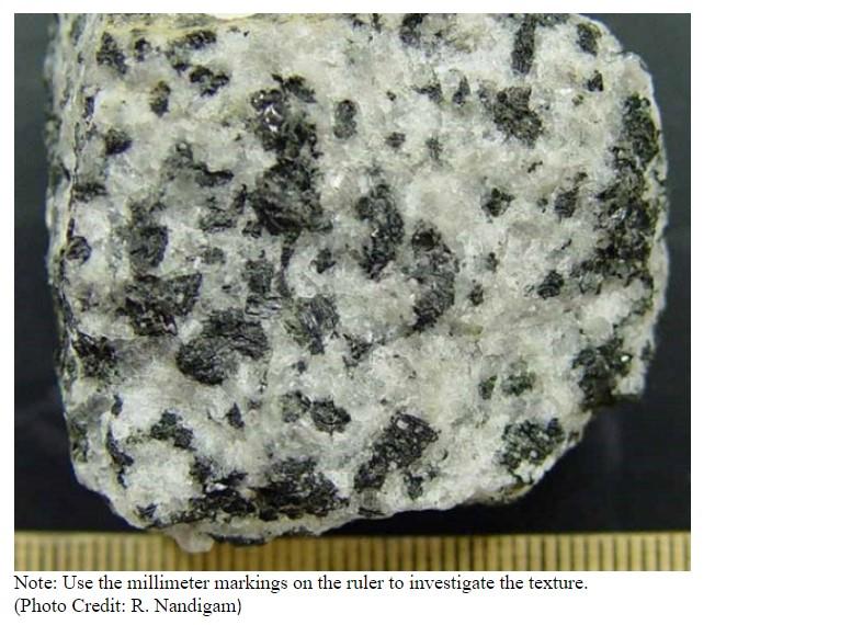 Solved Examine the igneous rock shown here and | Chegg.com