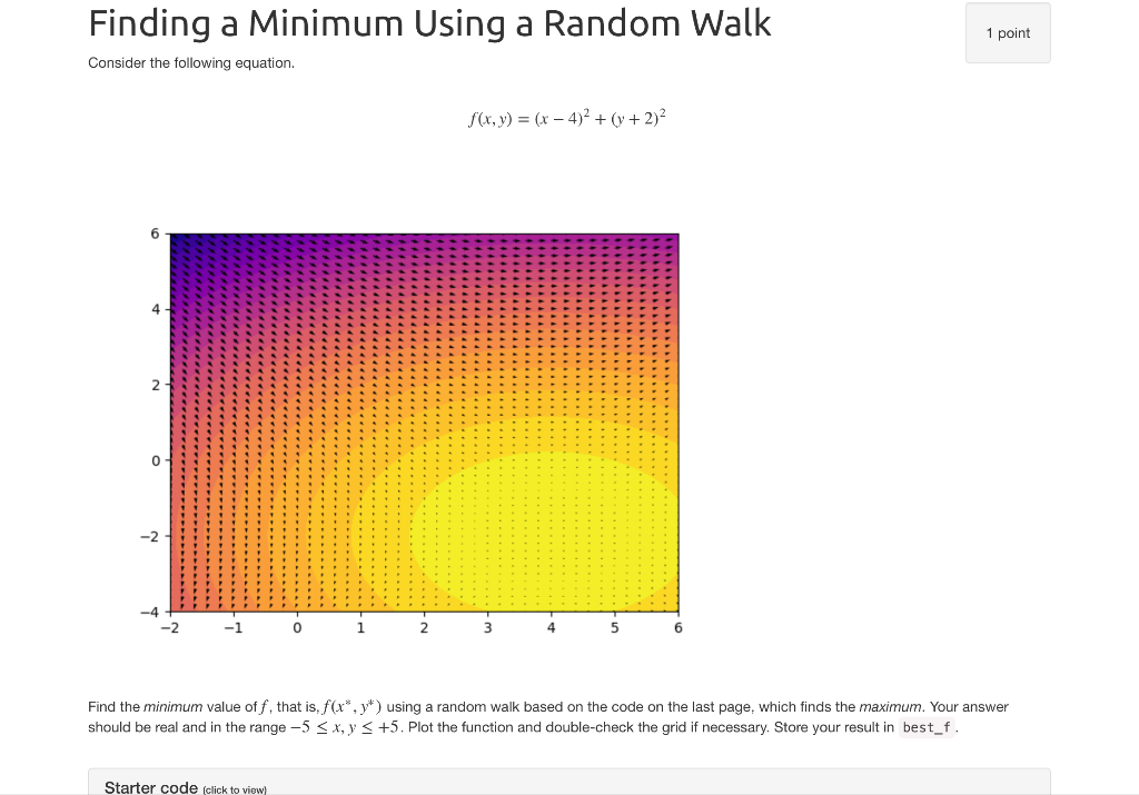 Starter code: import numpy as np np.random.seed( 101 | Chegg.com