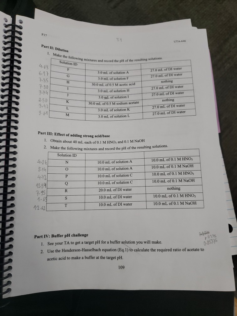 F17 4. UTA-646 Rank the three starting solutions in | Chegg.com