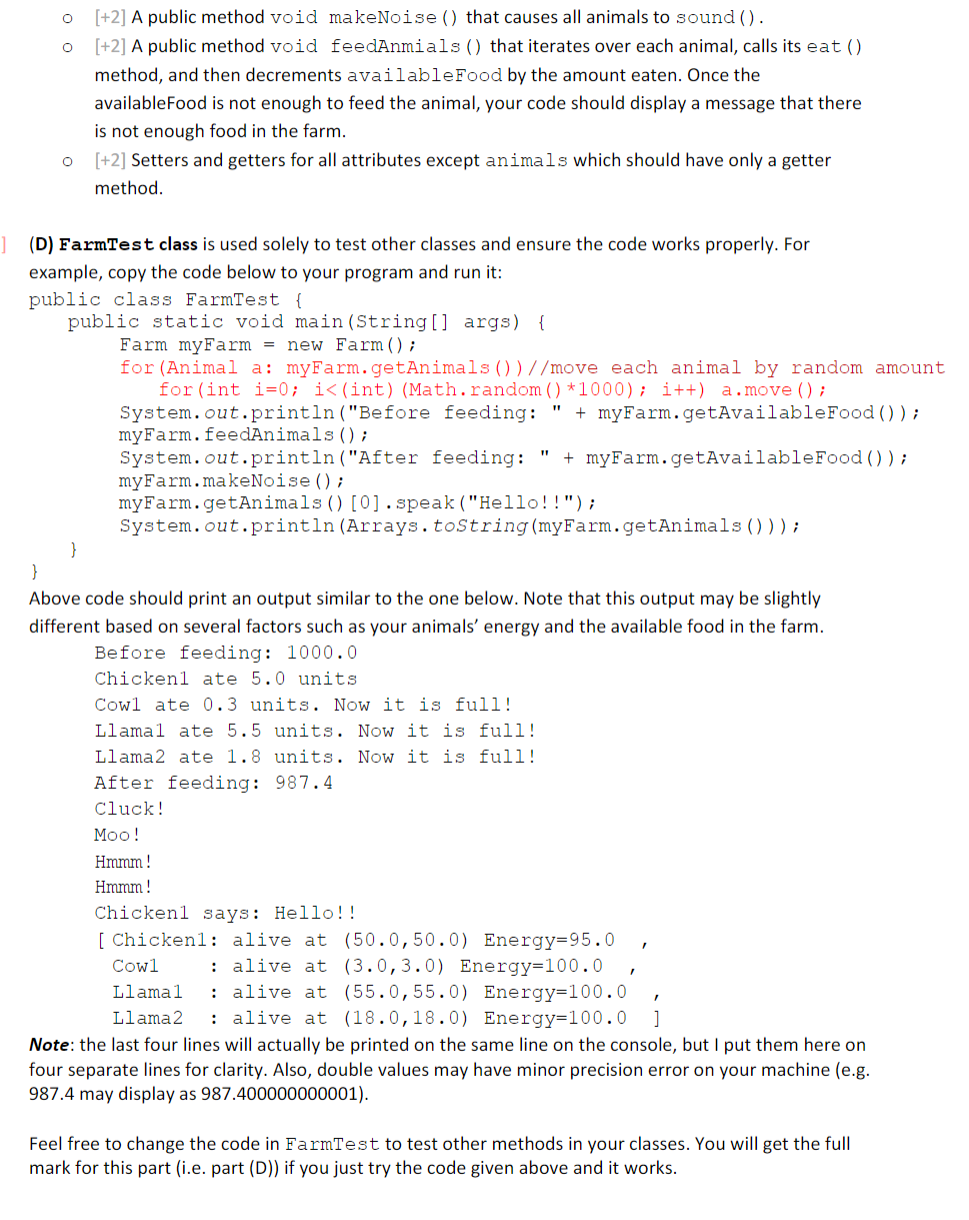 Solved In this part, you are required to create classes that | Chegg.com