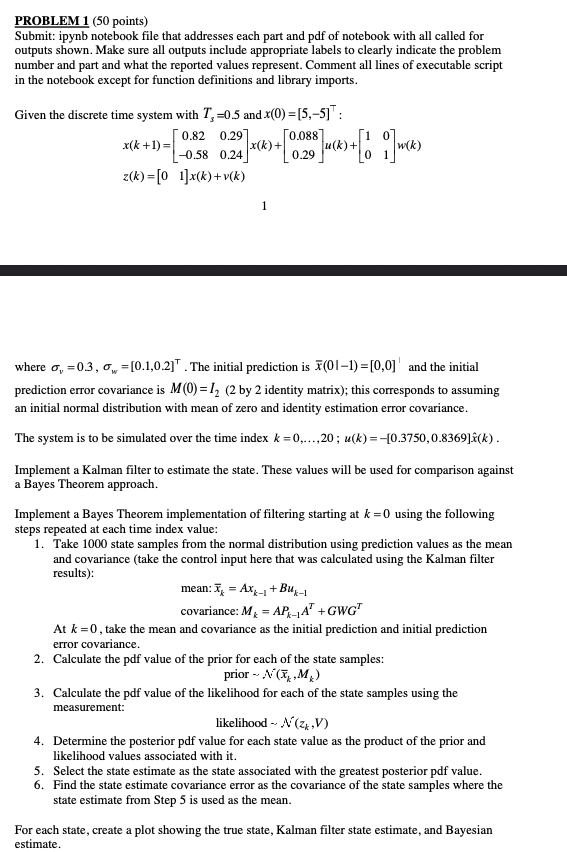 Problem 1 50 Points Submit Ipynb Notebook File 