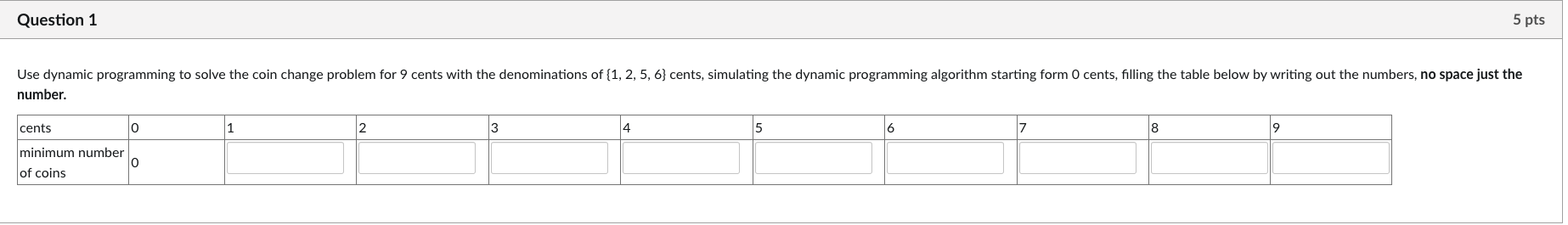 Solved Question 1 number. | Chegg.com