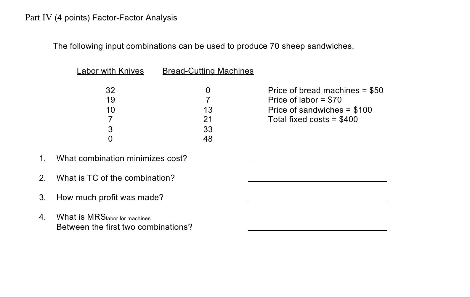 Solved Part IV (4 points) Factor-Factor Analysis The | Chegg.com