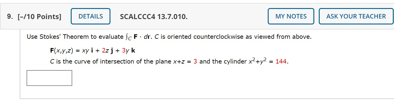 Solved Use Stokes' Theorem to evaluate ∫C F · dr. C | Chegg.com