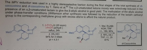 Solved The MPV reduction was used in a highly | Chegg.com
