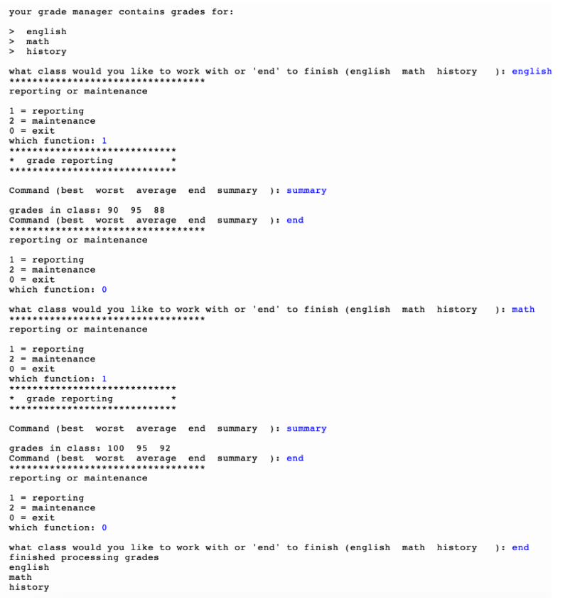 Solved For the final exam project, you are to write a | Chegg.com