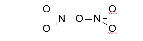 Solved 4. The N2O5 molecule has the following bonds between | Chegg.com