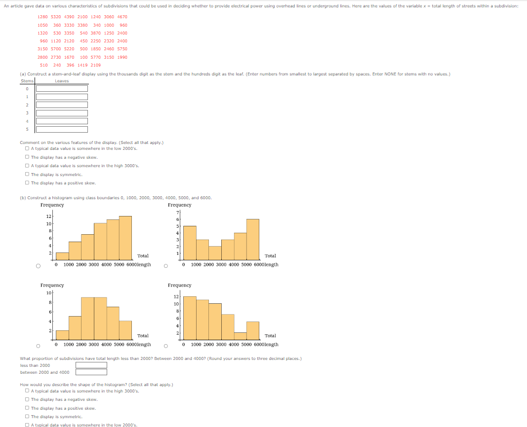 Solved Comment on the various features of the display. | Chegg.com