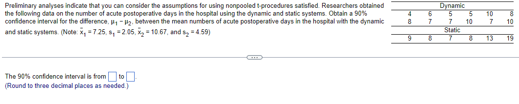 Solved Preliminary analyses indicate that you can consider | Chegg.com