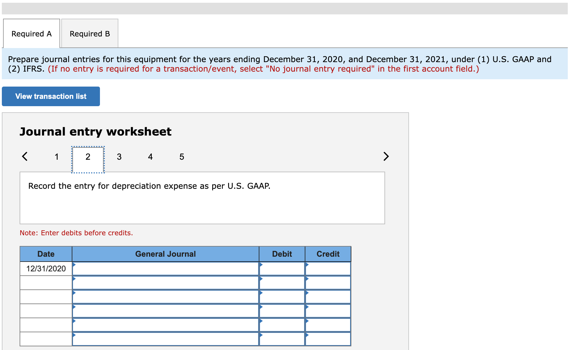 Solved Prepare journal entries for this equipment | Chegg.com