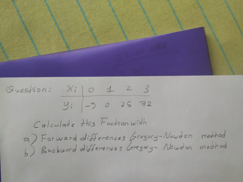 Solved 25 72 Question 1 2 3 У Yi -9 o Calculate this Fuction | Chegg.com