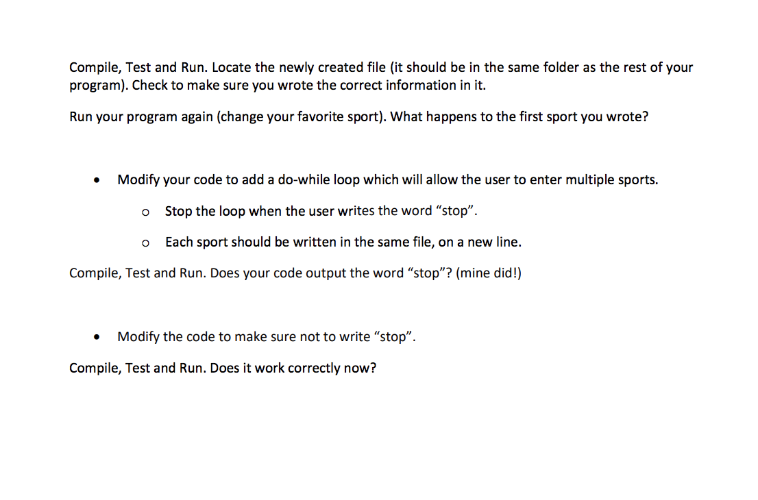 3. Main function • Create a main function. Compile, | Chegg.com