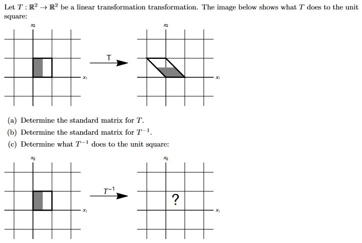 Solved Let T R2→r2 Be A Linear Transformation