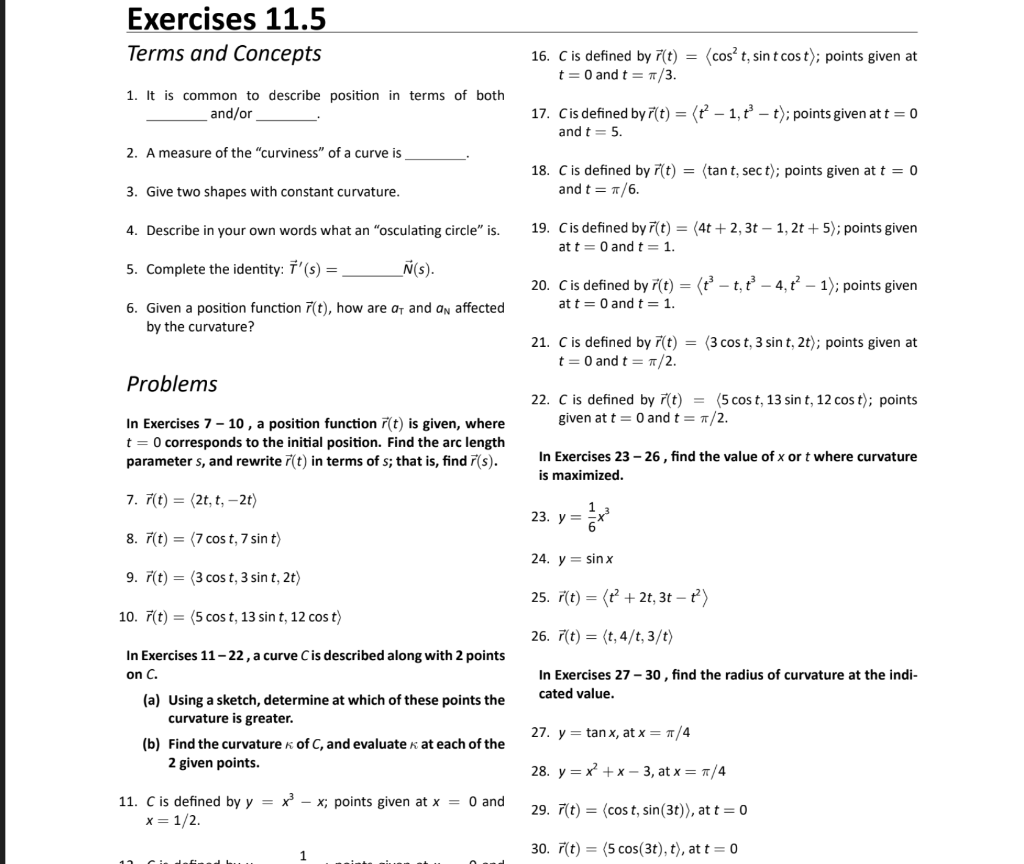 Solved Exercises 11.5 Terms and Concepts 16. C is defined by | Chegg.com