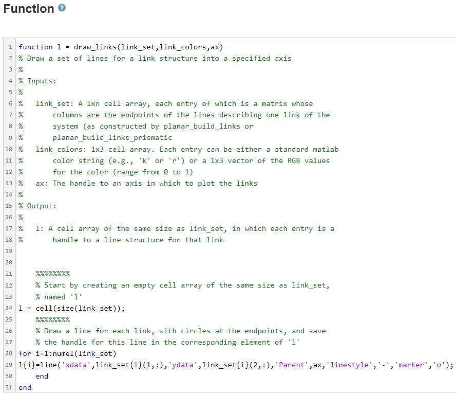 Draw a set of planar links (as generated by | Chegg.com