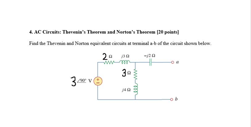 Solved 3. AC Circuits: Source Transformation Use the method | Chegg.com