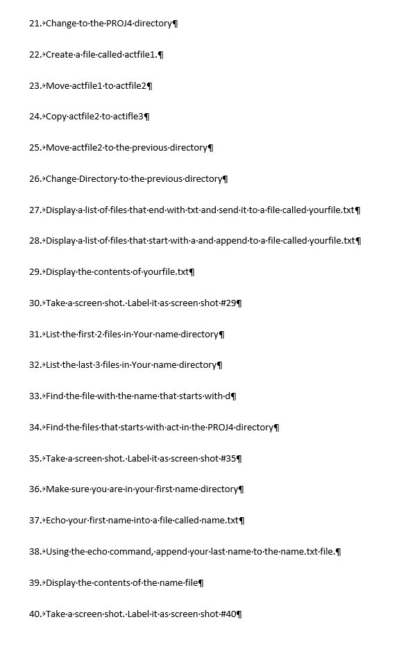 Solved 21. Change-to-the-PROJ4-directory | Chegg.com