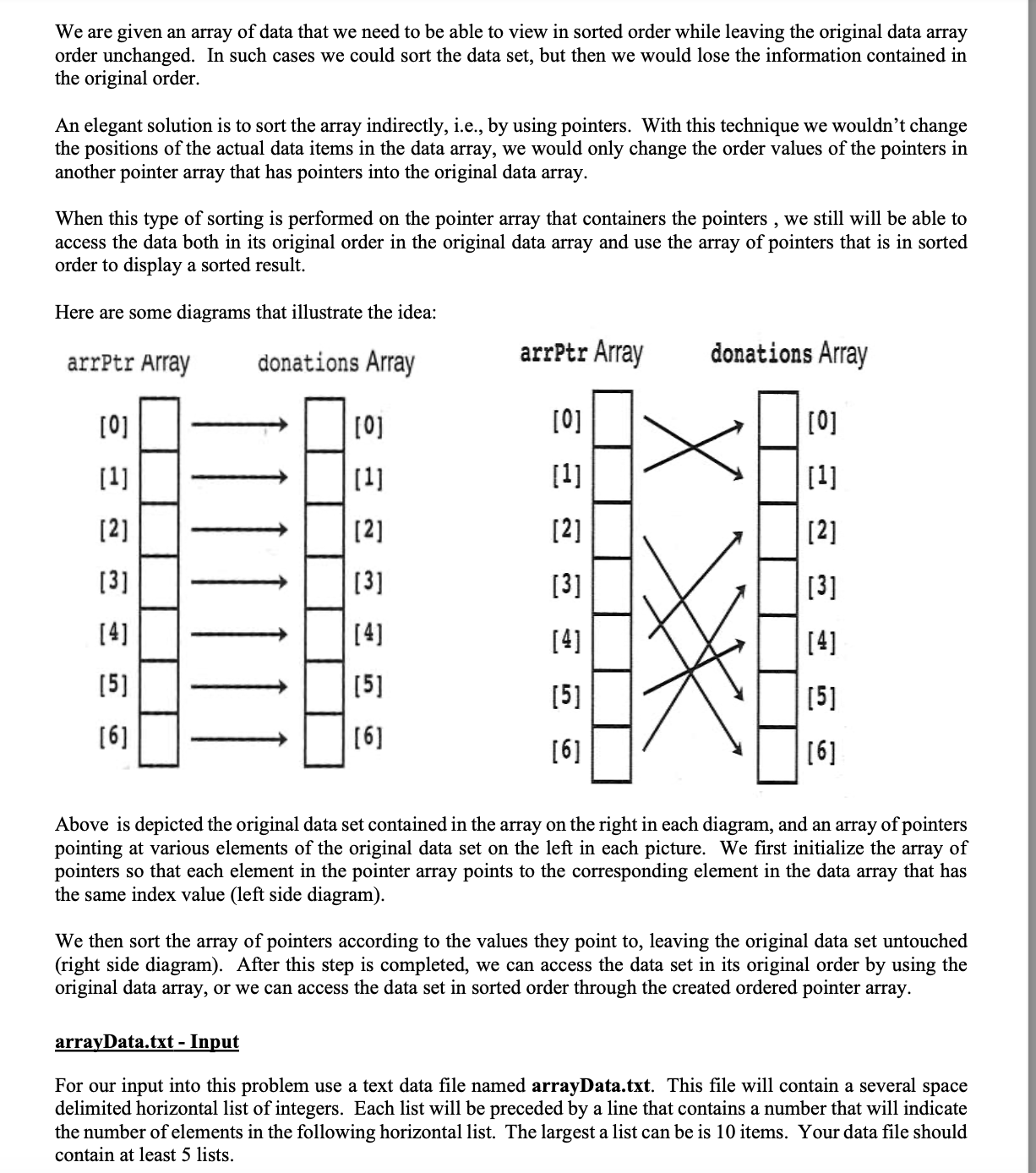 Solved Displaying Data We will display the data both in | Chegg.com