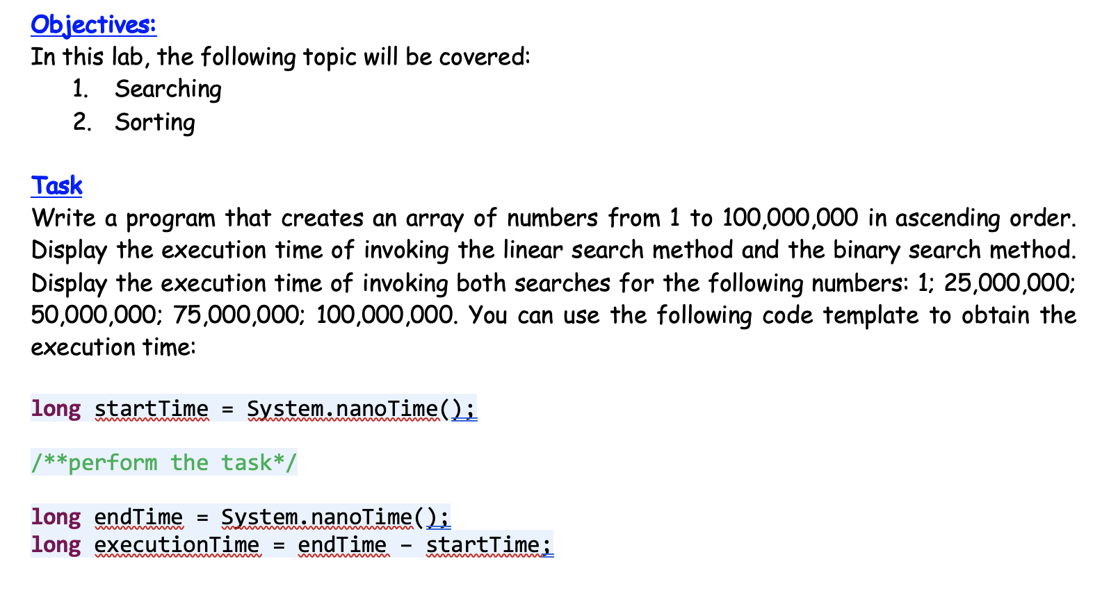 Solved Objectives: In this lab, the following topic will be | Chegg.com