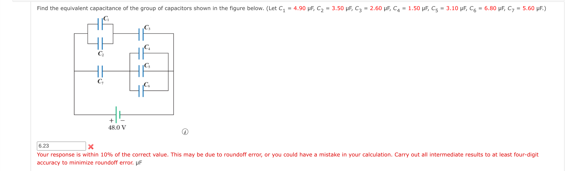 Solved x accuracy to minimize roundoff error. mC ∞ accuracy | Chegg.com