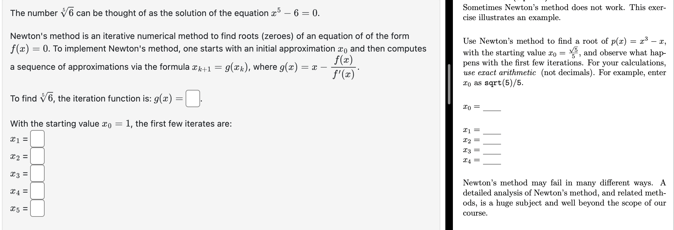 Solved The number 56 can be thought of as the solution of | Chegg.com