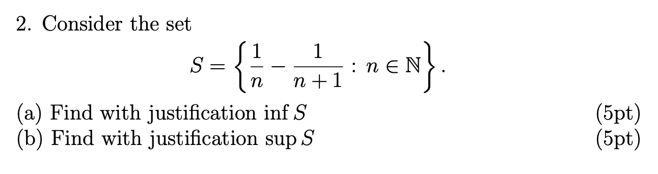 Solved Must show all your work and axiom/theorem used. Must | Chegg.com