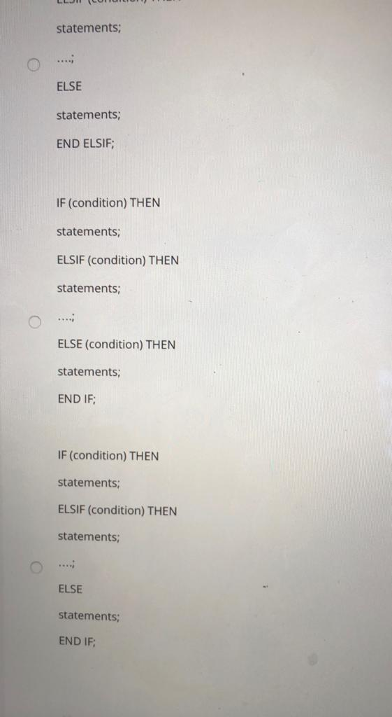 Solved Question 12 What is the correct syntax for defining | Chegg.com