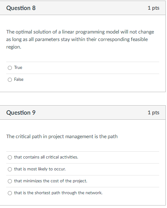 Solved The optimal solution of a linear programming model | Chegg.com