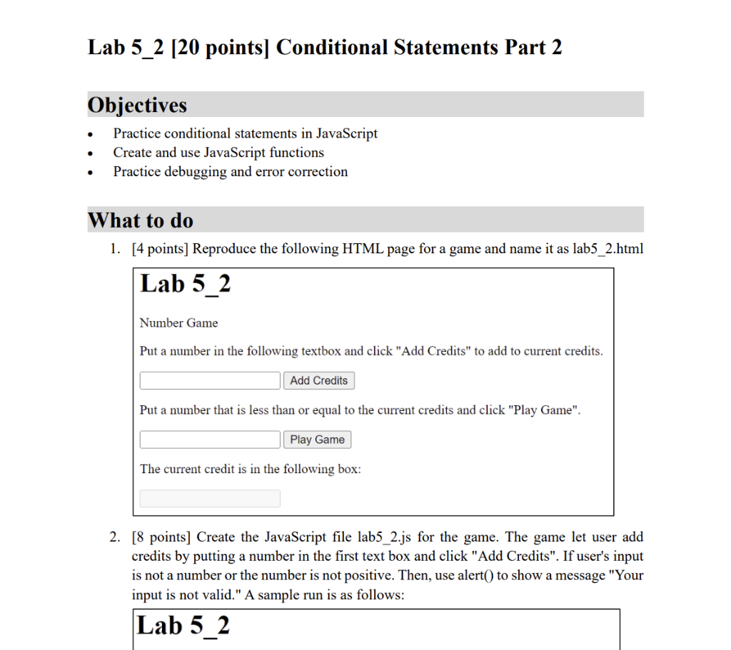 Solved Lab 5_2 [20 points] Conditional Statements Part 2 | Chegg.com