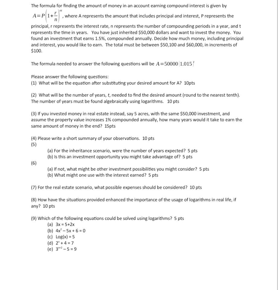 solved-the-formula-for-finding-the-amount-of-money-in-an-chegg
