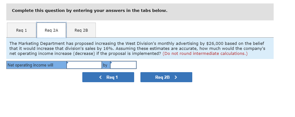 Solved Exercise 6-11 (Algo) Segmented Income Statement | Chegg.com