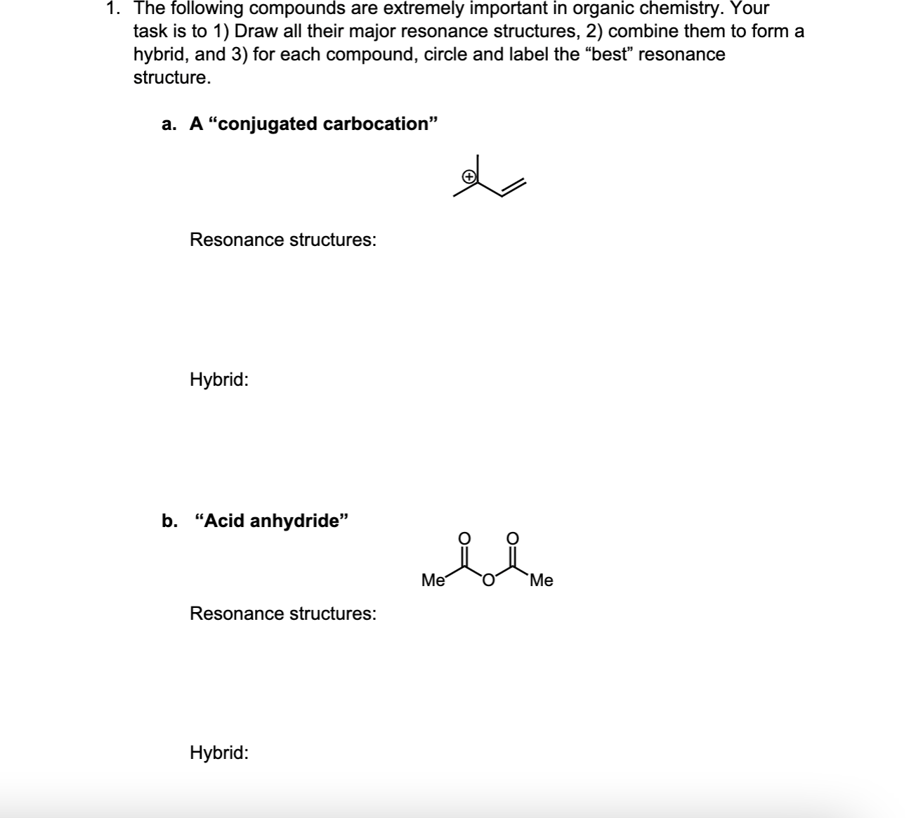 Solved The following compounds are extremely important in | Chegg.com