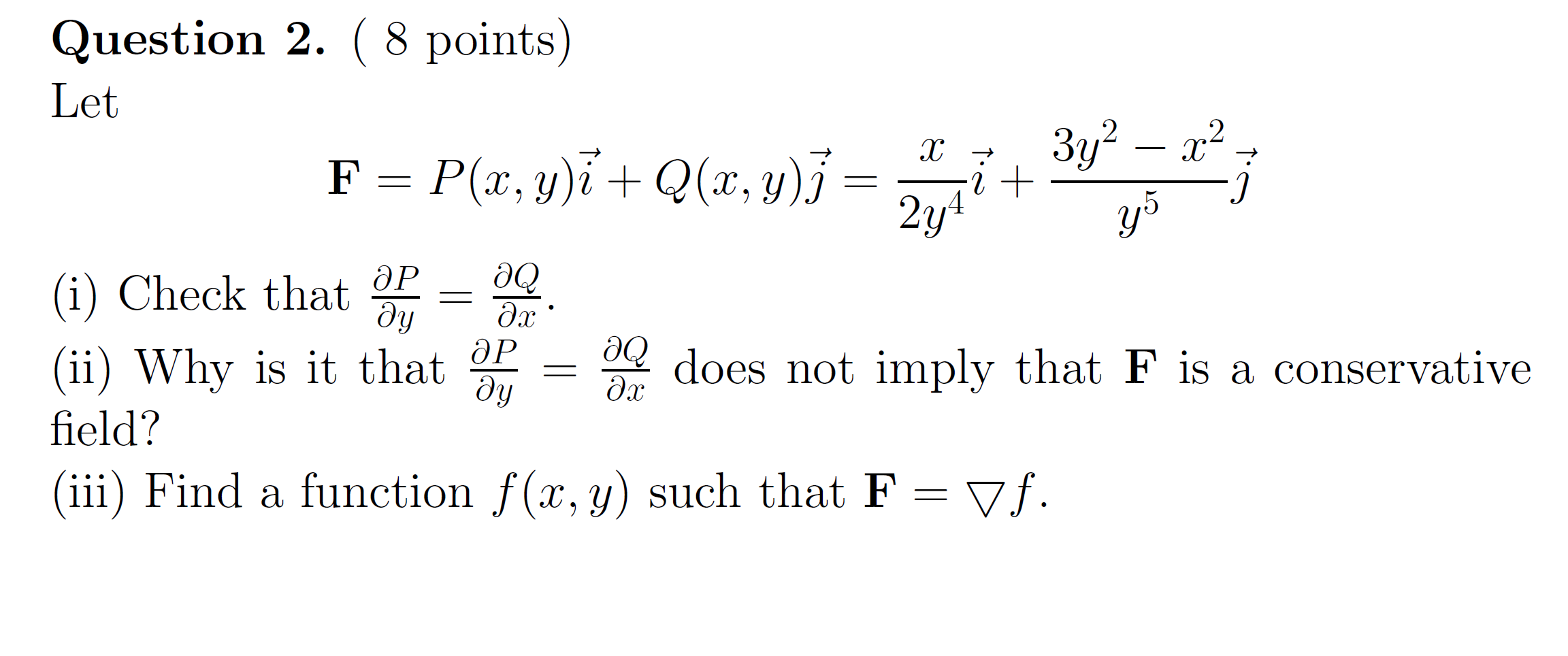 Solved Question 2. ( 8 points) Let | Chegg.com