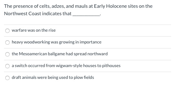 Solved In modern times, approximate 35000 BCE to the | Chegg.com