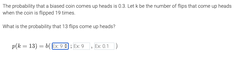 Solved The probability that a biased coin comes up heads is | Chegg.com
